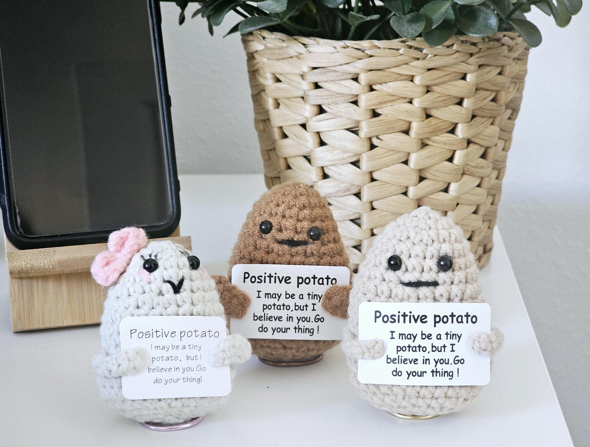 Positive Crochet Characters – YarnNecklaces
